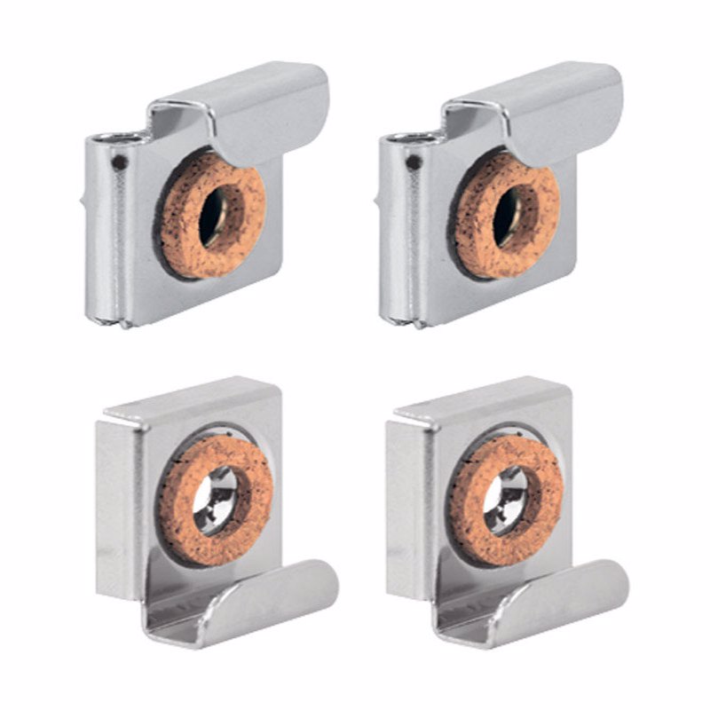 Prime-Line Zinc Small Steel 20 lb. Adjustable Mirror Clip Set 2 pk Each ...